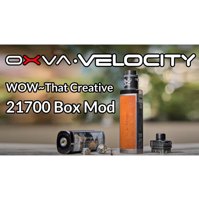 OXVA Velocity Presentation - Small & Creative 21700 Box Mod – OXVA STORE