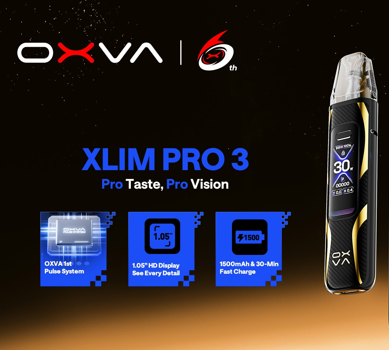 OXVA XLIM Pro 3 Preview -Pro Taste, Pro Vision – OXVA STORE