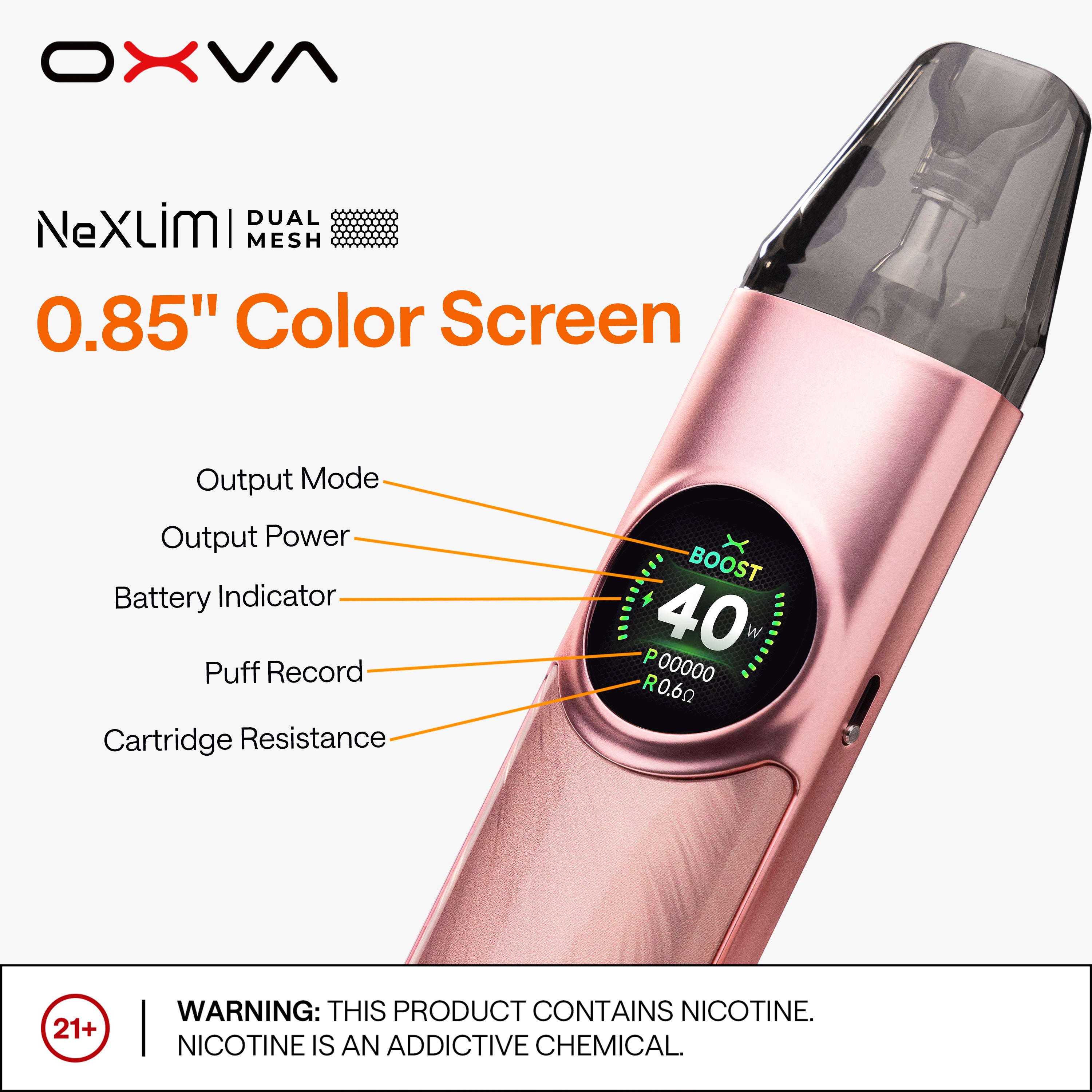 OXVA NeXLIM Kit 40W 1500mAh – OXVA STORE