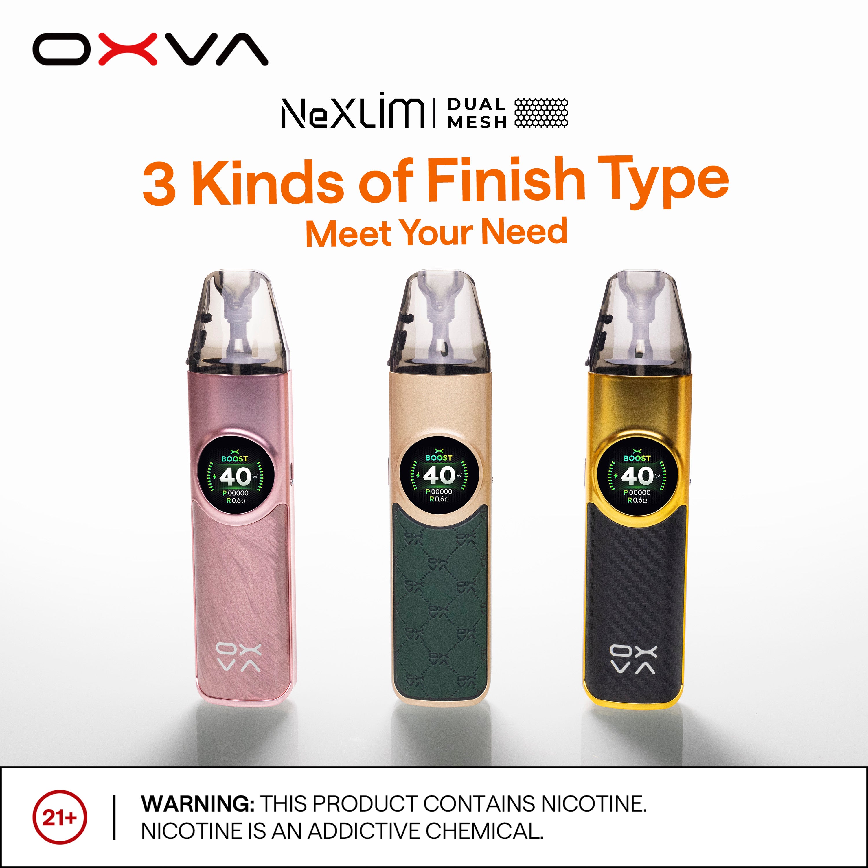 OXVA NeXLIM Kit 40W 1500mAh – OXVA STORE