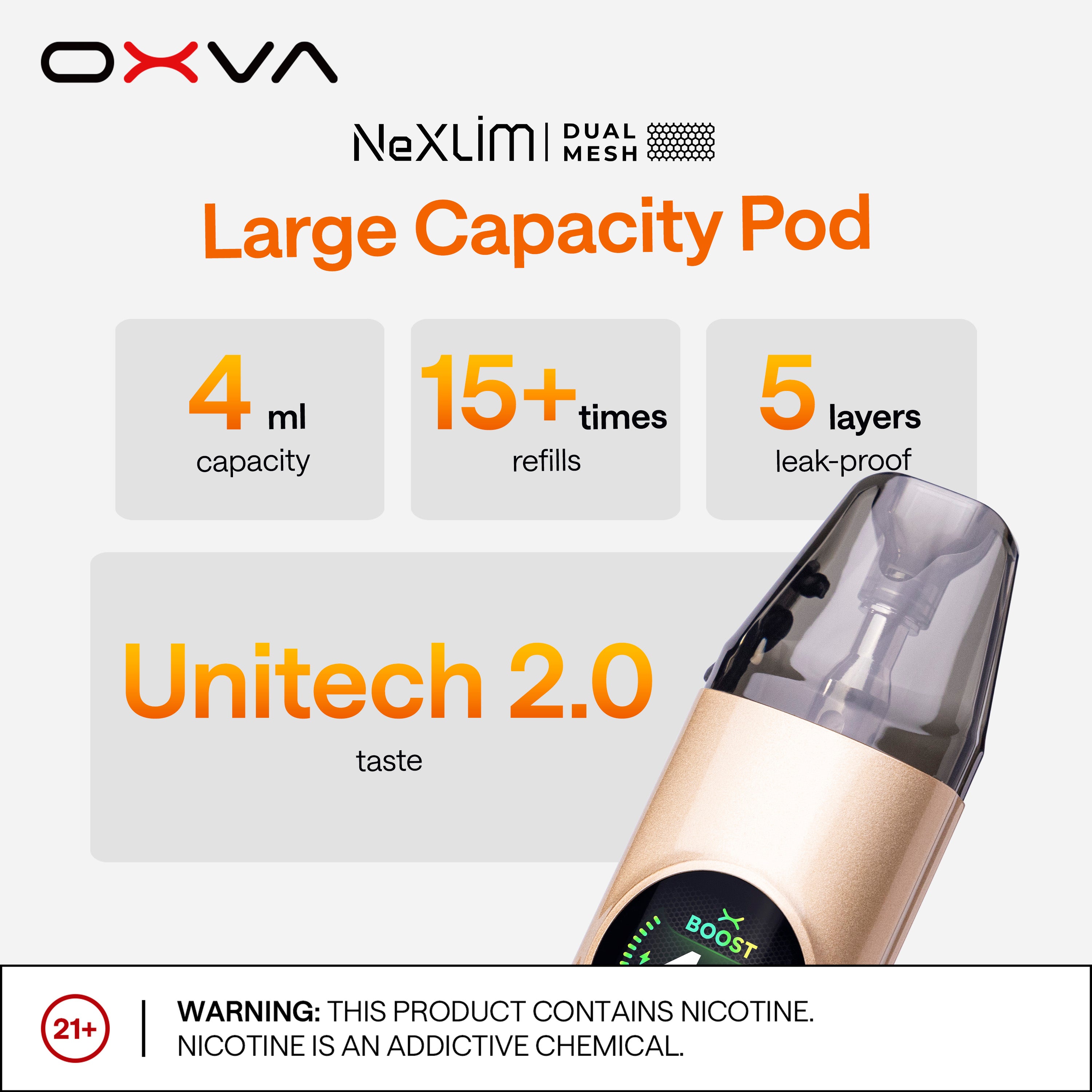 OXVA NeXLIM Kit 40W 1500mAh – OXVA STORE
